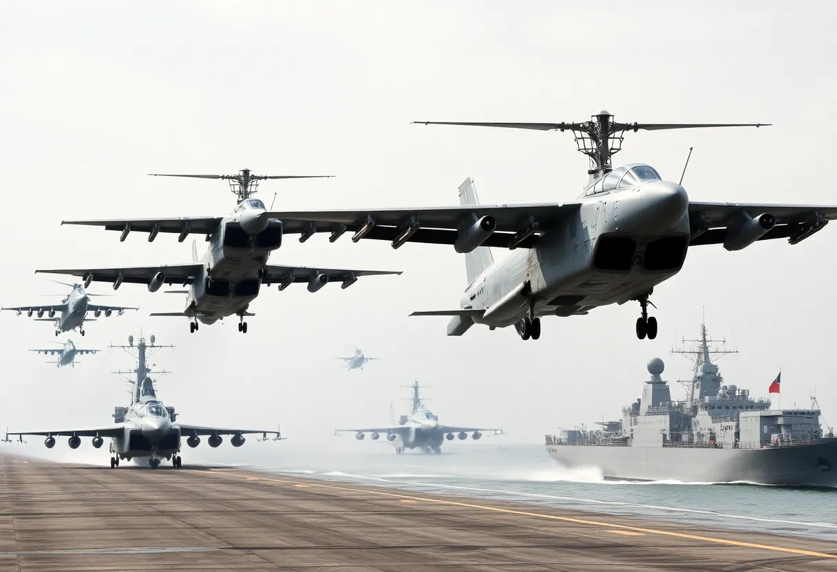 China Military Drills Heighten Tensions Around Taiwan