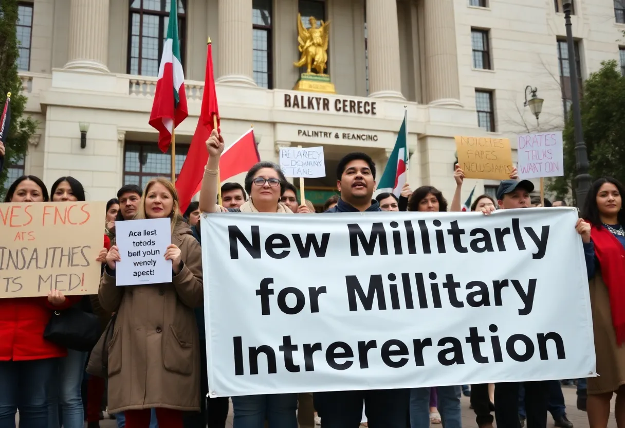 Residents Protest U.S. Military Intervention in Venezuela